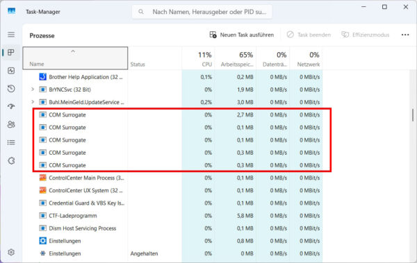 Windows COM Surrogate Prozess: Erklärung & Tipps